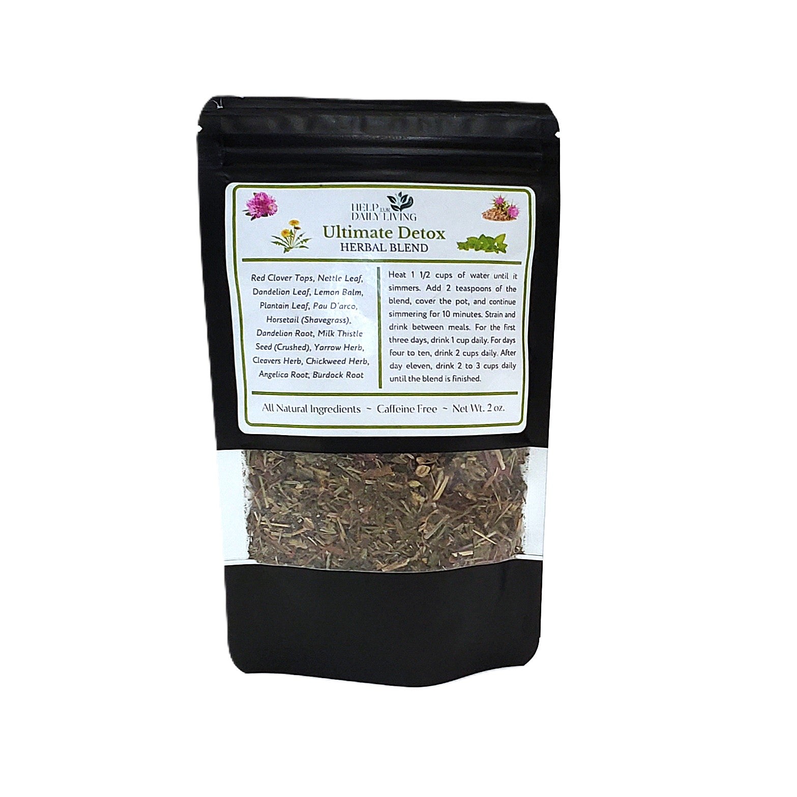 Ultimate Detox Herbal Blend, 2 oz. – Living Springs Retreat