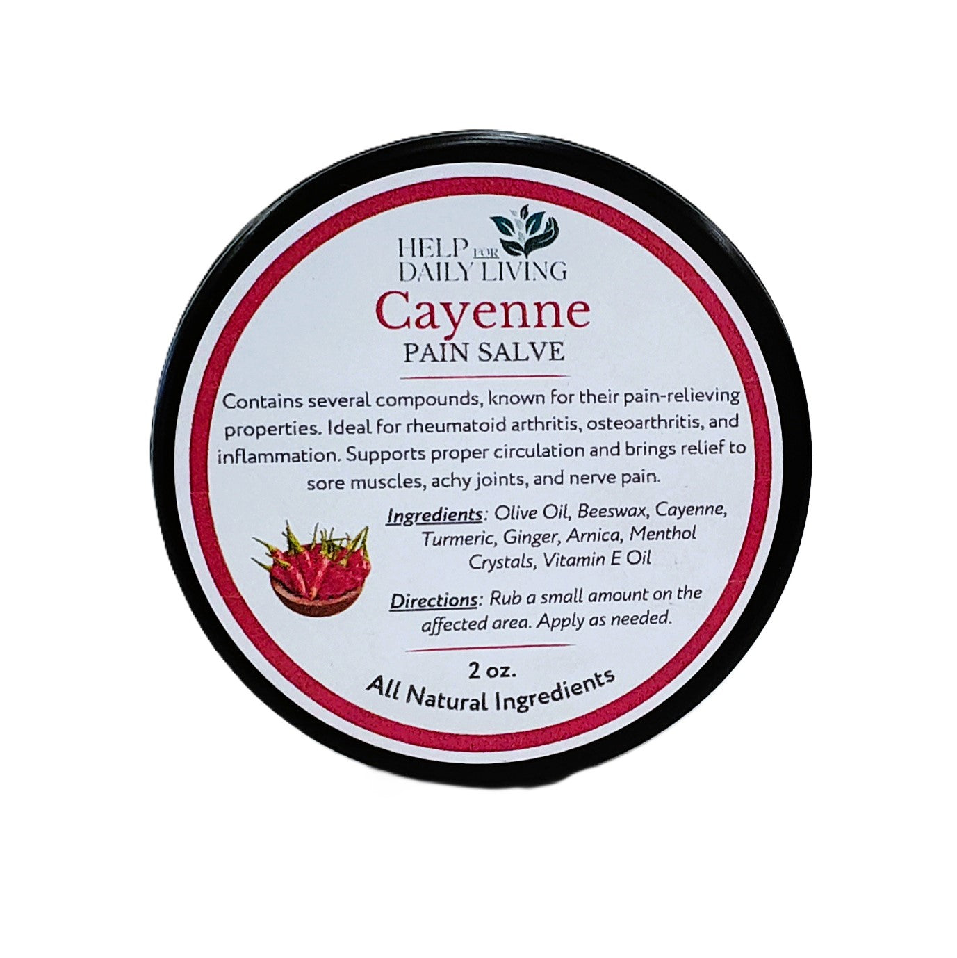 Cayenne Pain Salve, 2 oz. – Living Springs Retreat