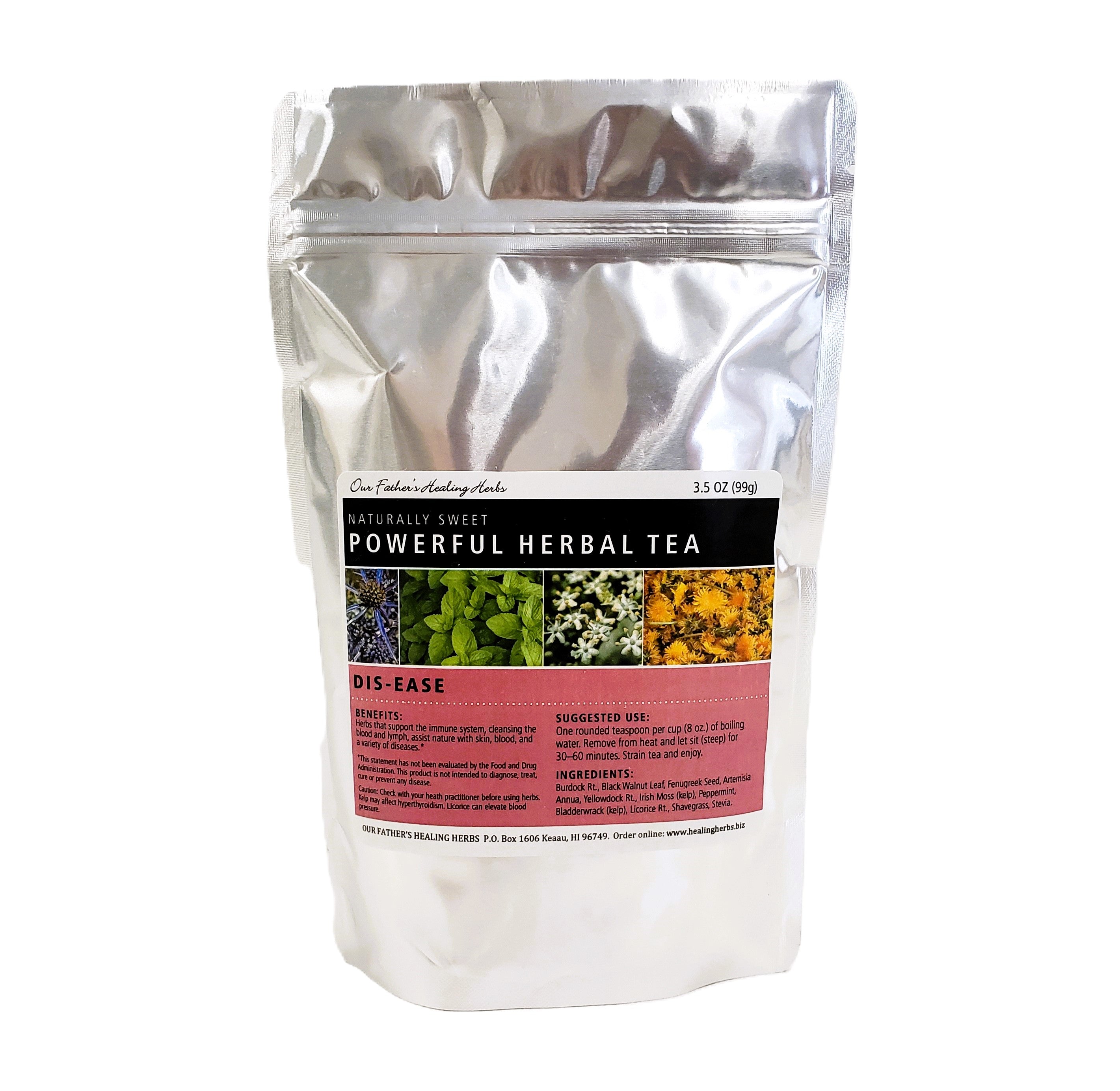 Dis-Ease Herbal Tea, 3.5 oz. – Living Springs Retreat